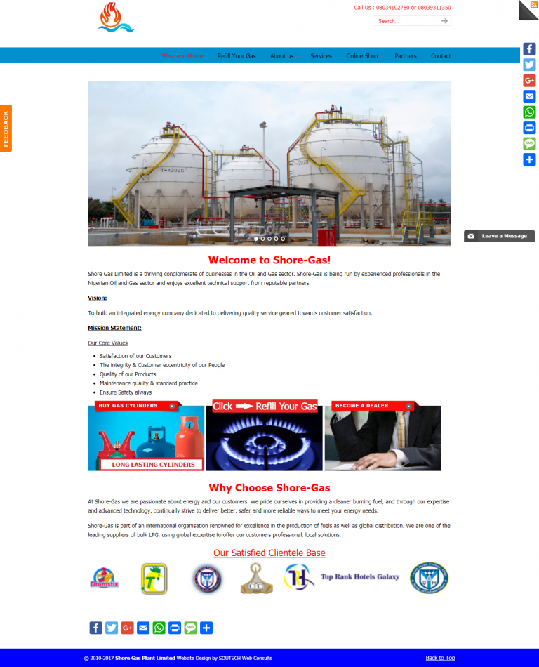 Shore Gas – SOUTECH Ventures