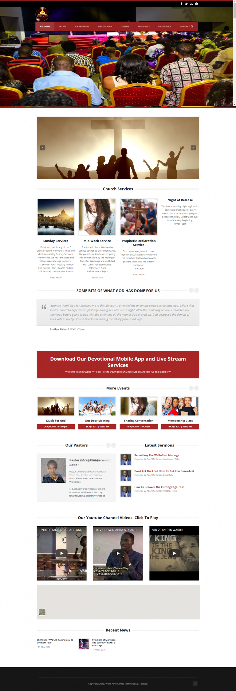 Word Alive Centre International – SOUTECH Ventures