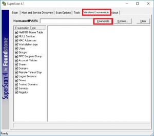 Enumeration Using Super Scan Tool – SOUTECH Ventures