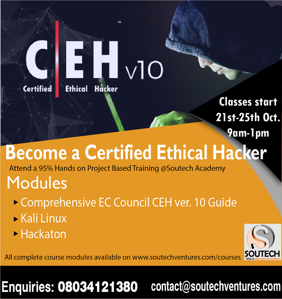 October 2019 Professional IT Training: website design, ethical hacking ...