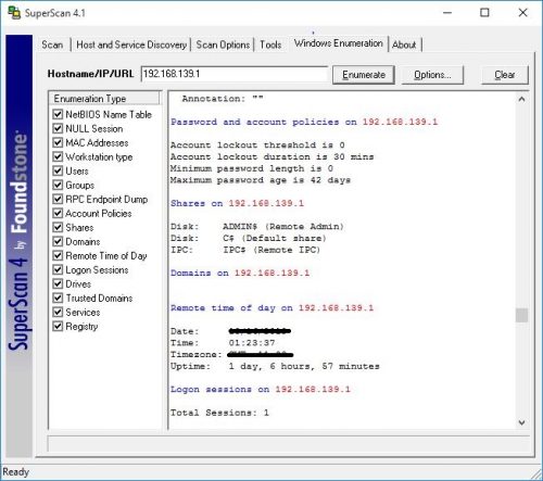 Enumeration Using Super Scan Tool – SOUTECH Ventures