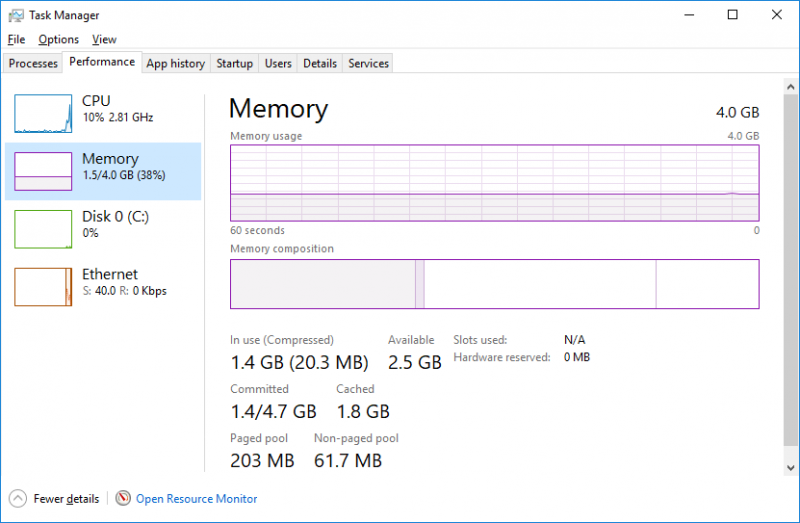 CISCO CyberOps lab – Windows Task Manager; cybersecurity training ...