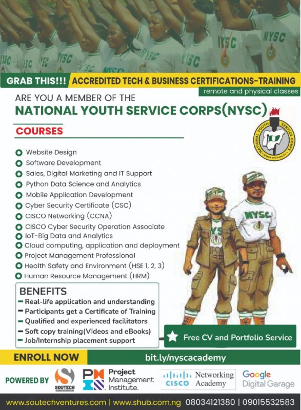 nyscacademy – SOUTECH Ventures